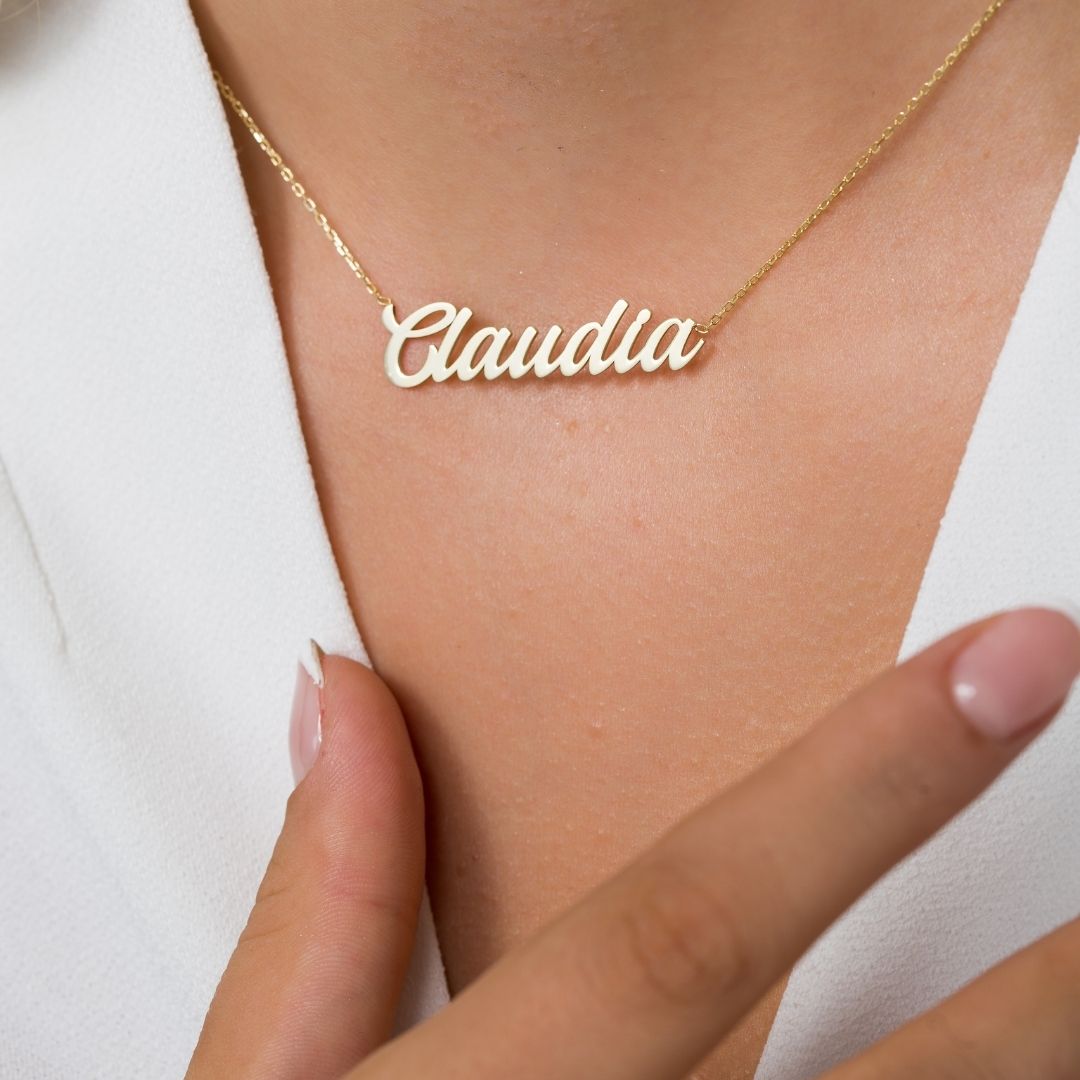 Claudia name necklace store